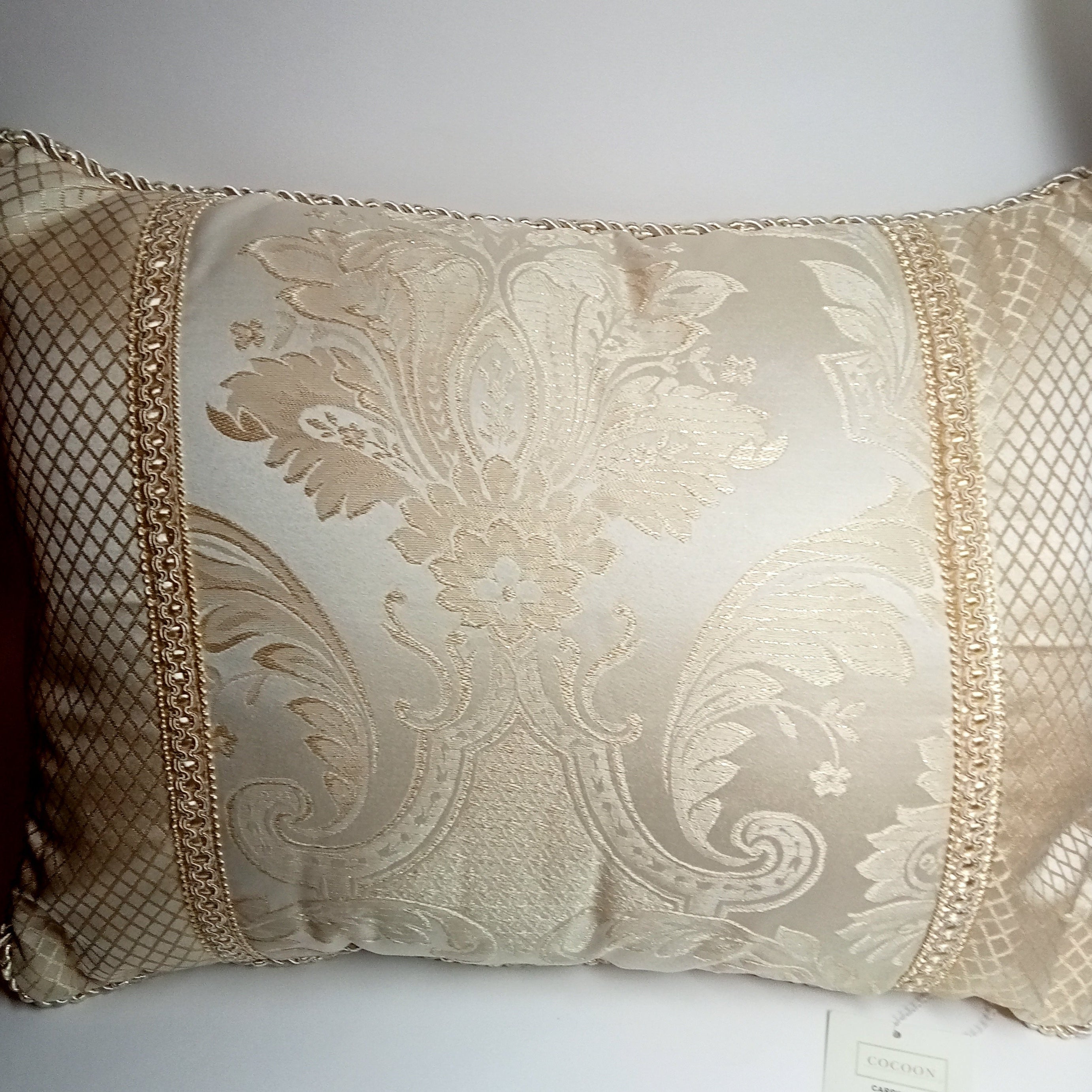 Carrington Ivory Filled Cushion by Cocoon - 15 x 20 in – Dreamweaver ...