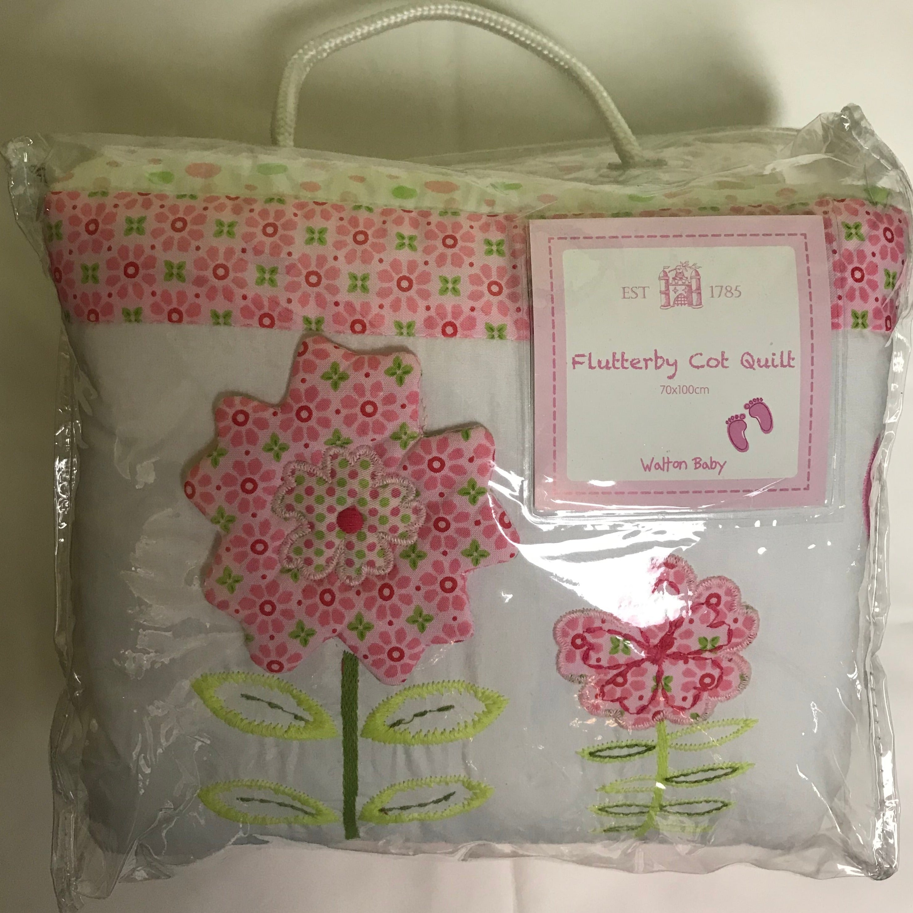 Flutterby Cot Quilt by Walton Baby – Dreamweaver Linens